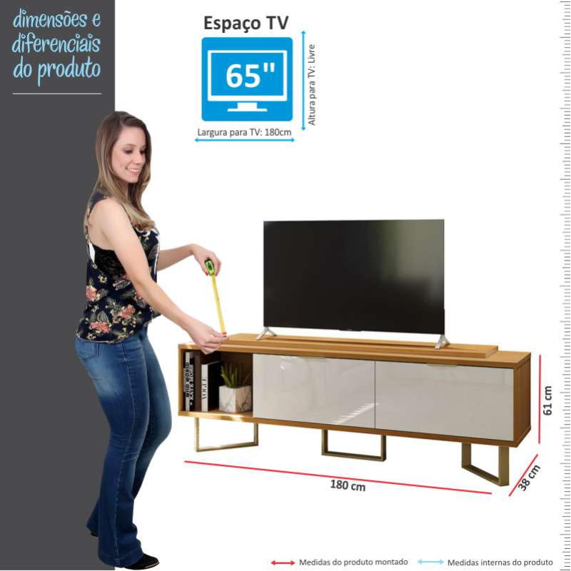 Rack Sagary 1.8 EAX Móveis | Imperdível