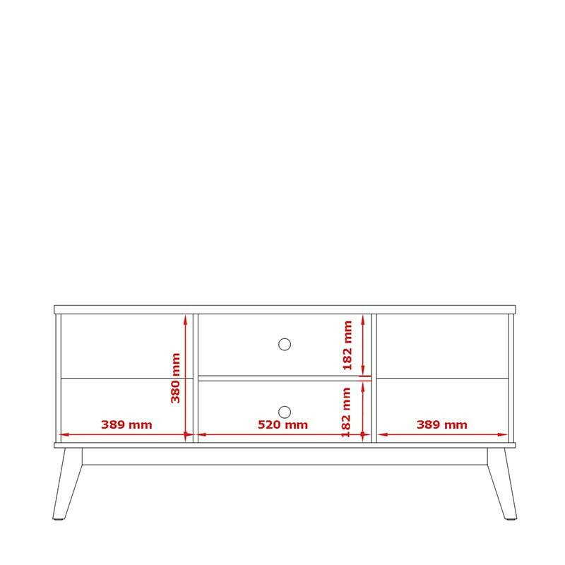 Rack com Painel Para TV 46 Polegadas 140cm Prism 1.4 Patrimar Branco ...